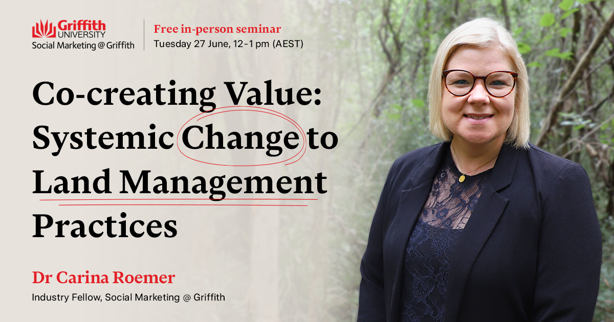 Upcoming events at Social Marketing @ Griffith