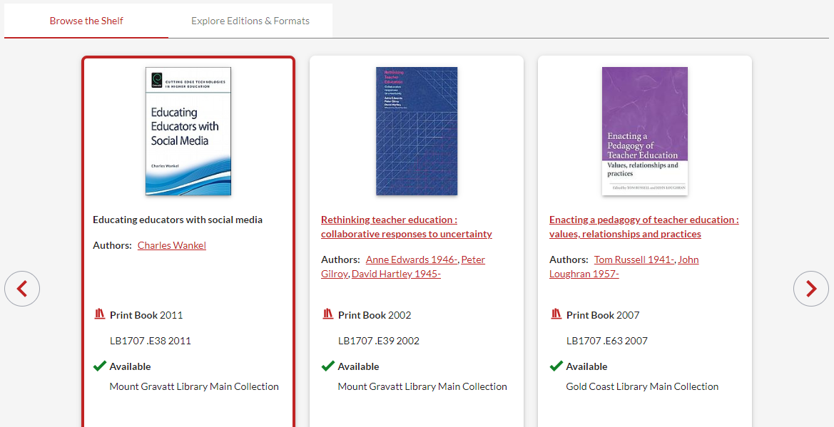 Library catalogue help