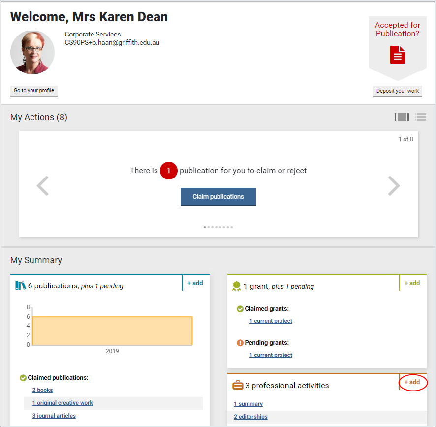 Griffith Experts Support